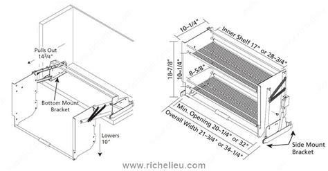 Rev A Shelf Pull Down Shelf Richelieu Hardware