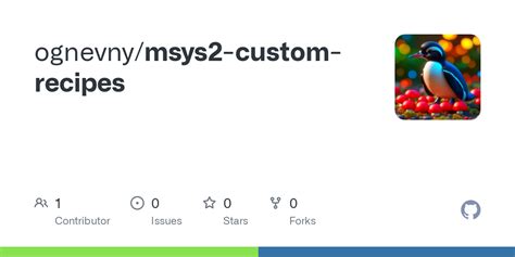 Github Ognevny Msys Custom Recipes