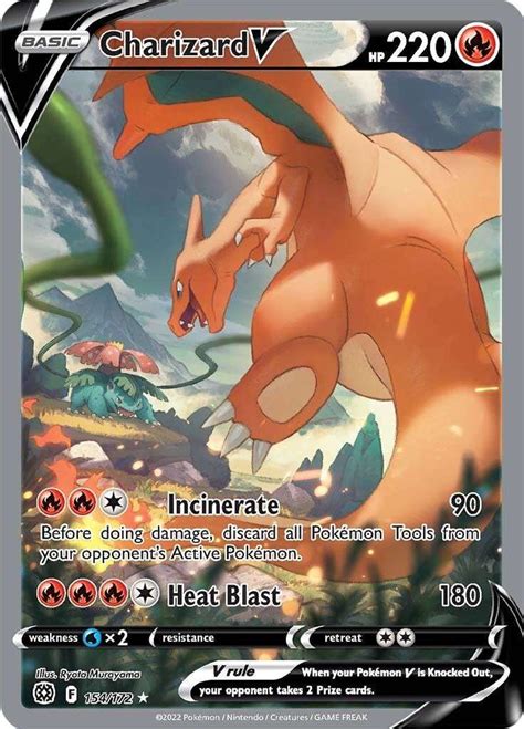 Pokemon Brilliant Stars Charizard V 154 Alternate Full Art