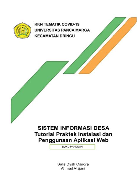 Fillable Online Sistem Informasi Desa Tutorial Praktek Instalasi Dan
