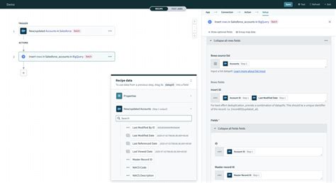 Workato Connectors Google BigQuery Insert Actions Workato Docs