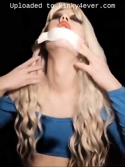 Agatha Gagslut Microfoam Tape Gagged Eporner