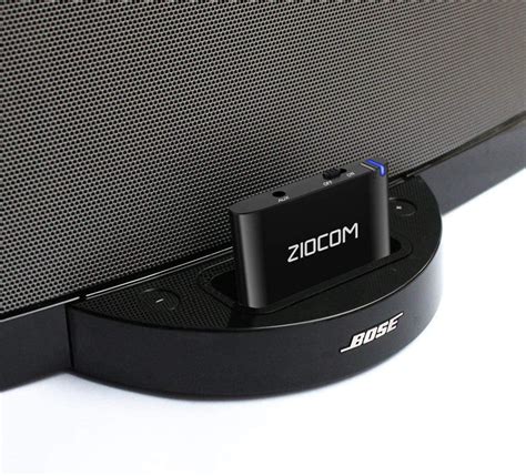Ziocom [upgrade] 30 Pin Bluetooth Adapter Audio Receiver For Bose Ipod Iphone Sounddock And