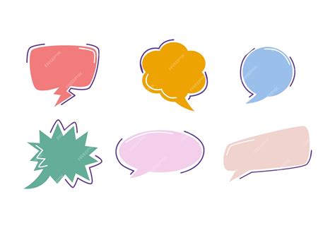 Premium Vector Creative Bubble Speech