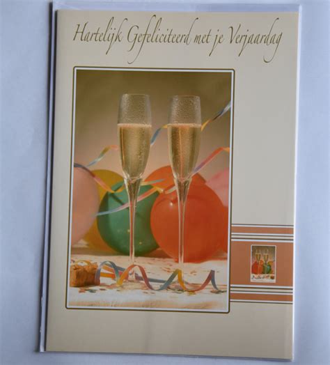 Grote Kaart Hartelijk Gefeliciteerd Met Je Verjaardag Kaartjesland