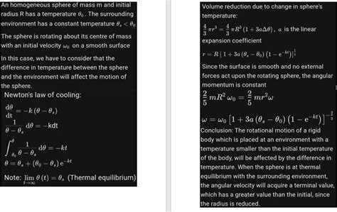 Pdf Law Of Cooling And Increment Of Angular Velocity Of Rotating Sphere