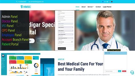 Hospital Management System Project In Html Css Php YouTube
