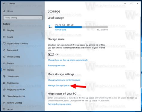 Delete Storage Space From Storage Pool In Windows 10