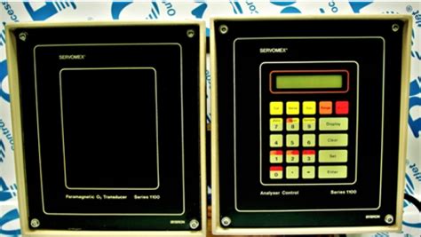 Servomex Paramagnetic 0xygen Transducer Analyzer 1100 Series P N 1100