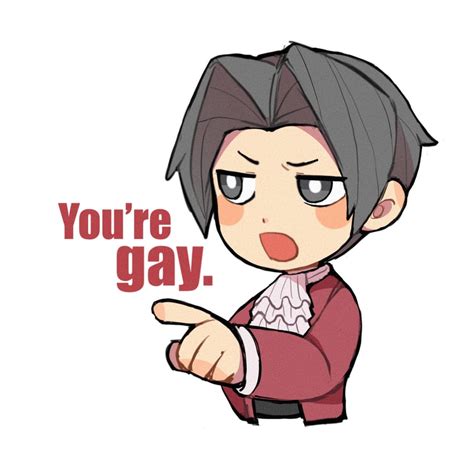 Miles Edgeworth Ace Attorney Drawn By Yezhi Danbooru