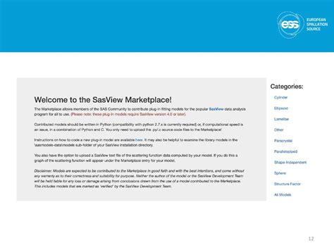 Sasmodels As Example For Qens Model Library Ppt Download