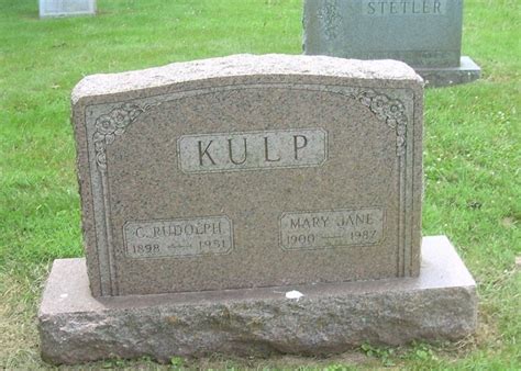C Rudolph Kulp 1898 1951 Find A Grave Memorial