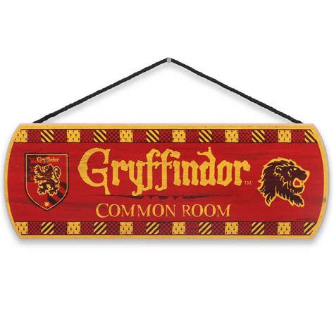Harry Potter Gryffindor Common Room Hanging Wood Wall Decor Fun