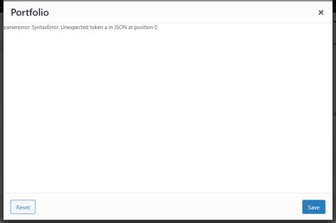 unyson page builder fails to parse json response from admin ajax php