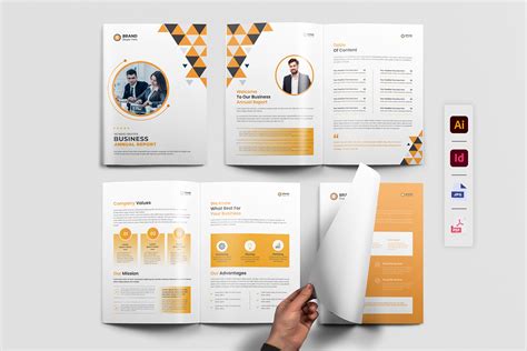 Business Annual Report Behance