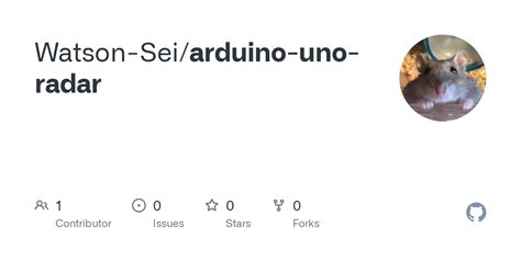 Github Watson Seiarduino Uno Radar
