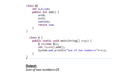 objects in java bench partner