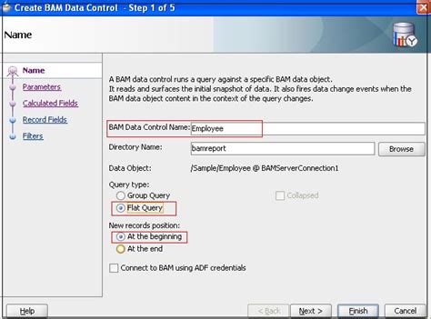 Building A Simple Oracle Adf Page Using Oracle Bam Data Control