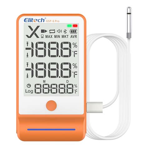 elitech gsp 6pro bluetooth temperature and humidity data logger — elitecheu