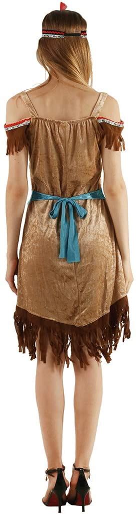 Eraspooky Womens Native American Costume Sexy Indian Fancy Dress