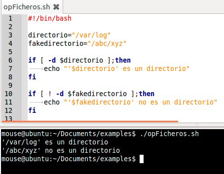 Operadores de comparación en Bash jc mouse net