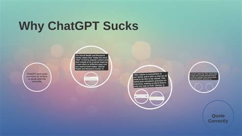 Why Chatgpt Sucks By Eric Sentell On Prezi