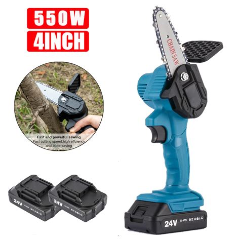 목재 절단용 미니 전기 가지치기 체인톱 무선 정원 나무 벌목 트리밍 톱 리튬 배터리 포함 24v전기 톱 Aliexpress