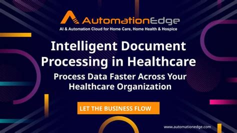 Intelligent Document Processing In Healthcare Process Data Faster