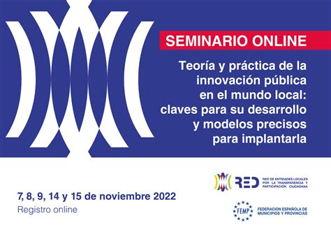 Seminario Online “teoría Y Práctica De La Innovación Pública En El