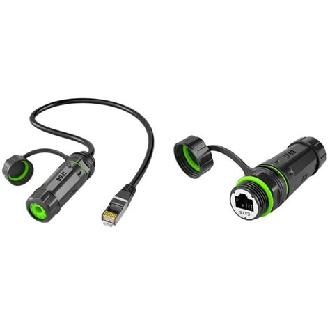 Ip68 Waterproof M20 Rj45 Shielded Cat6a Female Panel Mount Socket