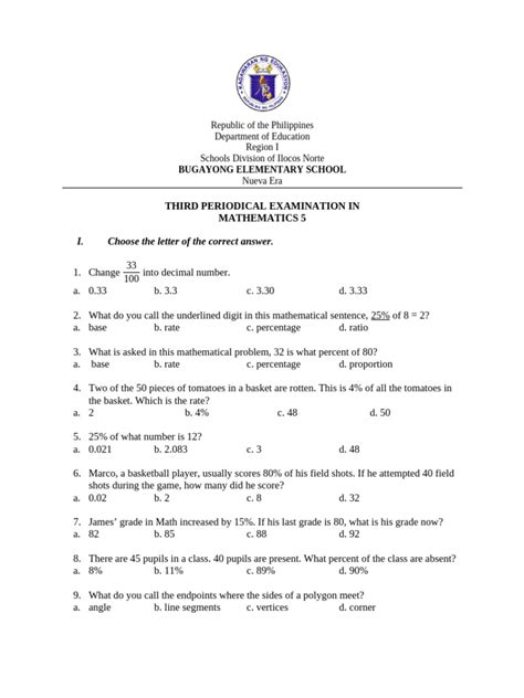 Pt Mathematics 5 Q3 Pdf Shape Polygon