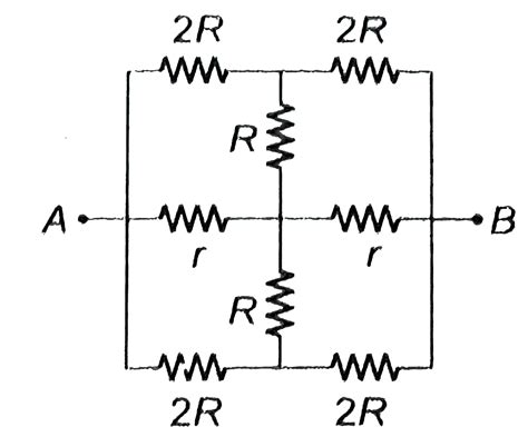 Find The Equivalent Resistance Between A And B A B C