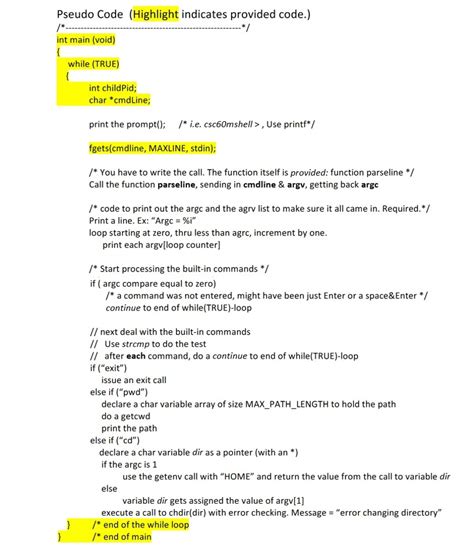 Solved Question Need The Pseudo Code Turned Into A Workable Chegg