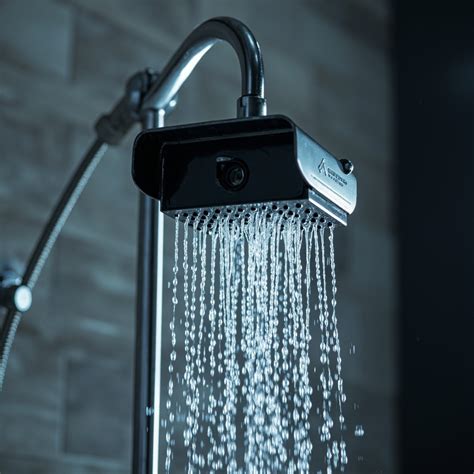 Fixed Camera Showing Running Shower Water Splitshire