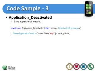 07 Wp7 Application Lifecycle PPT
