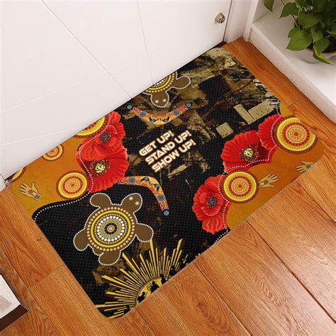 Australia Aboriginal Inspired Door Mat Naidoc Week Aboriginal