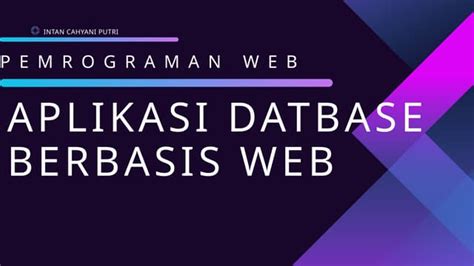 Bab 1 Pemrograman Web Dan Perangkat Bergerakpptx