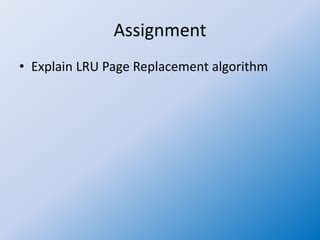 Operating System Lru Algorithm PPTX Computing Technology Computing