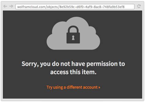 Set Cloud Object Permissions—wolfram Documentation