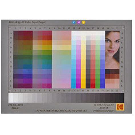 X Rite Kodak Q 60 Color Input Target Tgt Tkit845 Bandh Photo Video