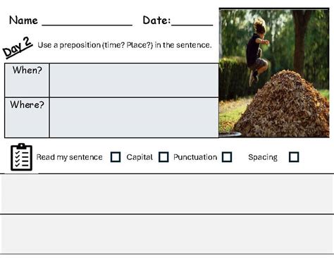Sentence Construction Leaves By John Sheldrick Tpt