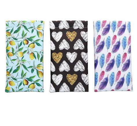 Custom Decorative Pattern Glasses Pouch Y And T Eyewear