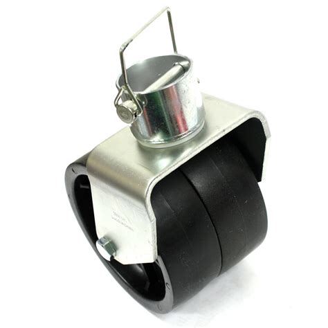 Lot Of 2 Swivel Double Wheel Trailer Jack Caster 2000lbs Econosuperstore