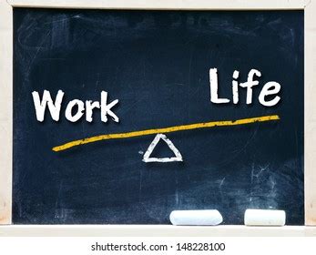 Work Life Your Choice Written White Stock Illustration 148228100
