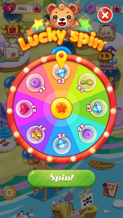 Lucky Spin Game UI Design