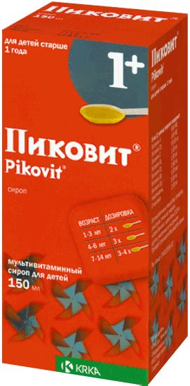 Пиковит — инструкция по применению, дозы, побочные действия, аналоги ...