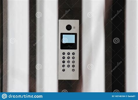 Safety Of A House With An Intercom At The Entrance Or Gate Electronic