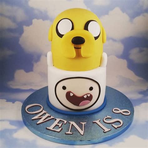Jake And Finn In All Their Friendship Glory Adventure Time Cakes