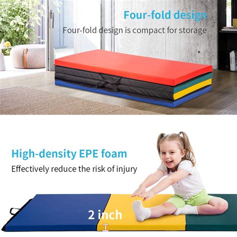 4x8x2 Gymnastics Mats For 4 Pannel Foldding Lightweight