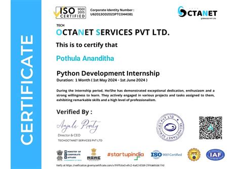ananditha pothula on linkedin octanetservices pythondevelopment